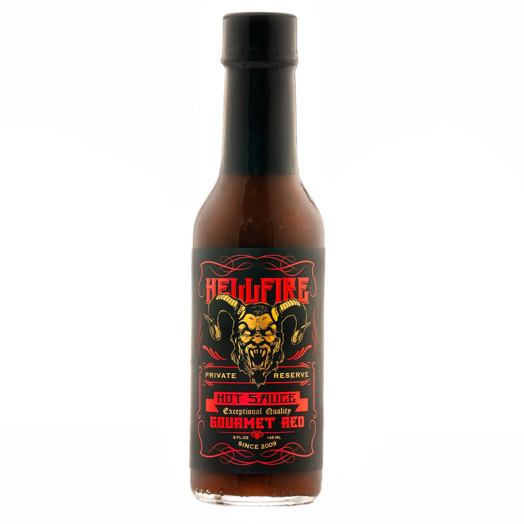 Hellfire Gourmet Red Hot Sauce | Hot Shots Distributing, Inc.